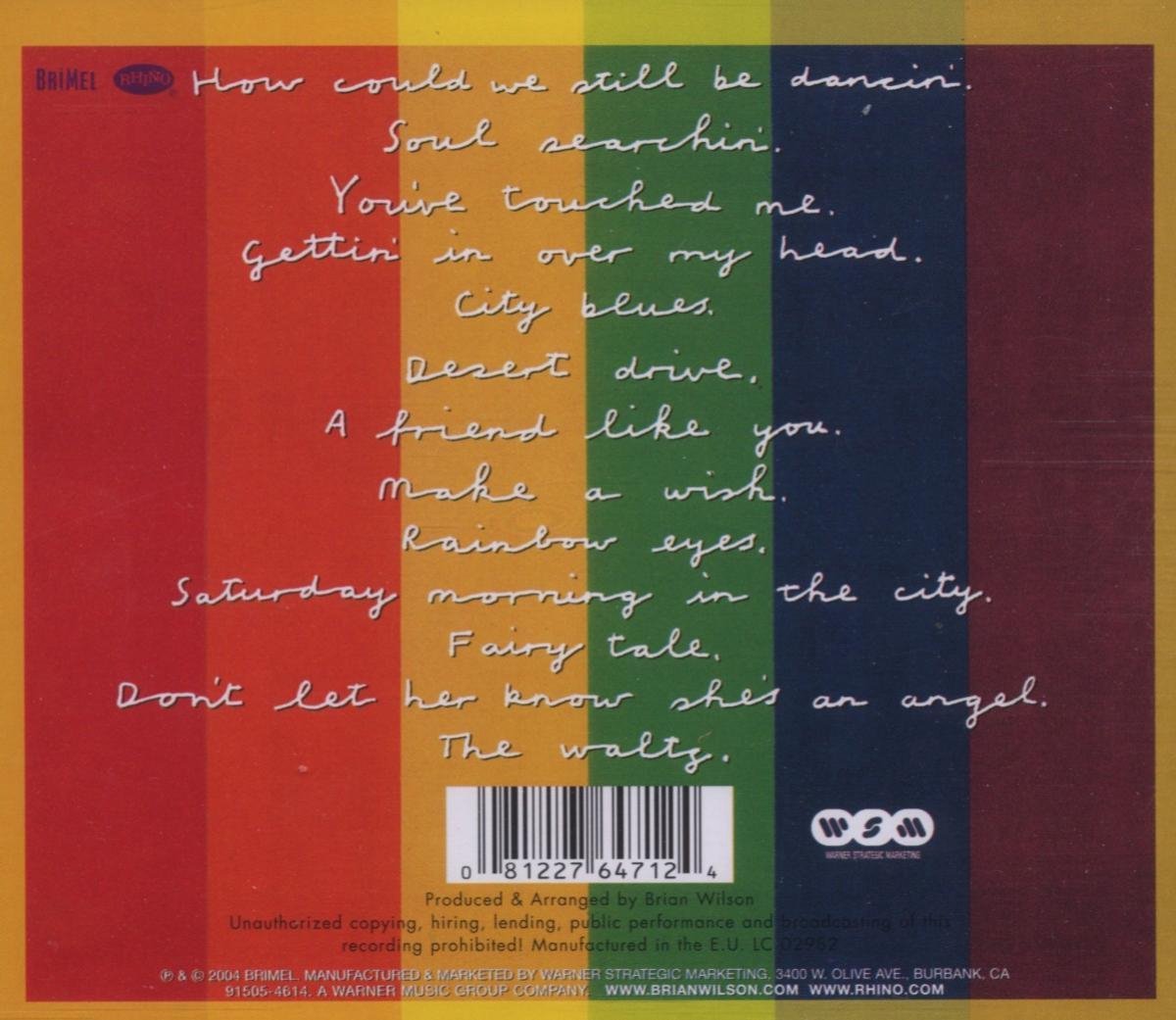 Gettin' in Over My Head, Brian Wilson | CD (album) | Muziek | bol.com