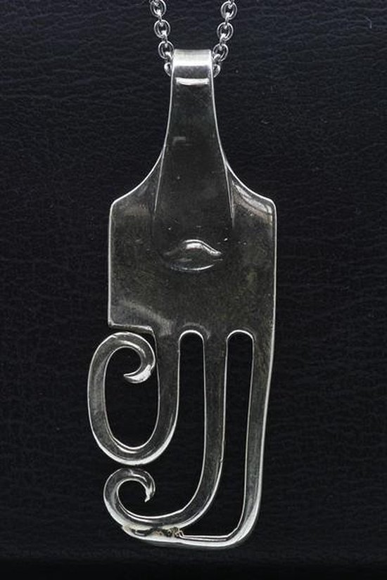 Zilveren Vork groot als ketting hanger besteksieraad | bol