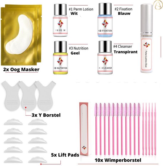 Happyment Wimperlifting Set - Lash Lift Kit - Lash Lift Set - Lashlift ...