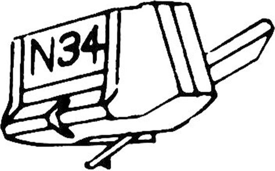 Platenspeler naald geschikt voor Kenwood N34 - 541DS Stylus - Per 1 stuk(s) | bol