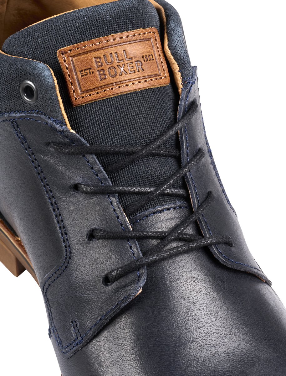 Bullboxer - Lace-Up - Male - Navy - 43 - Veterschoenen | bol