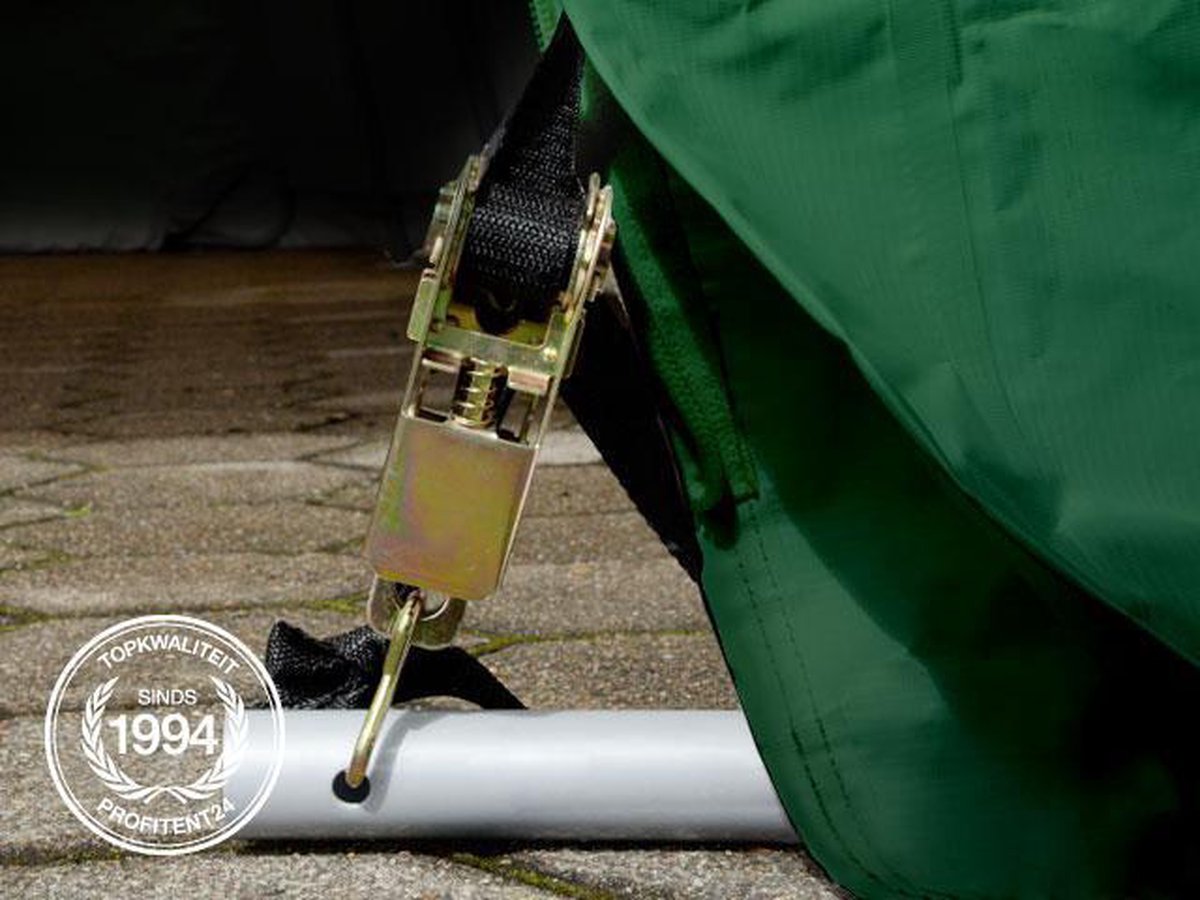 Garagetent - Auto tent – 3,3x4,8m - PVC / donkergroen / 100% waterdicht ...