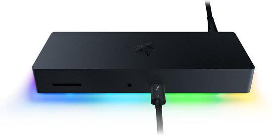 Razer Thunderbolt 4 Dock - Docking Station - Chroma - SD-kaartlezer ...