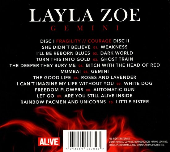 Layla Zoe - Gemini (2 CD), Layla Zoe | Muziek | bol
