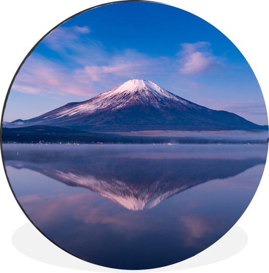 WallCircle - Wandcirkel - Muurcirkel - Weerspiegeling van de Fuji ...