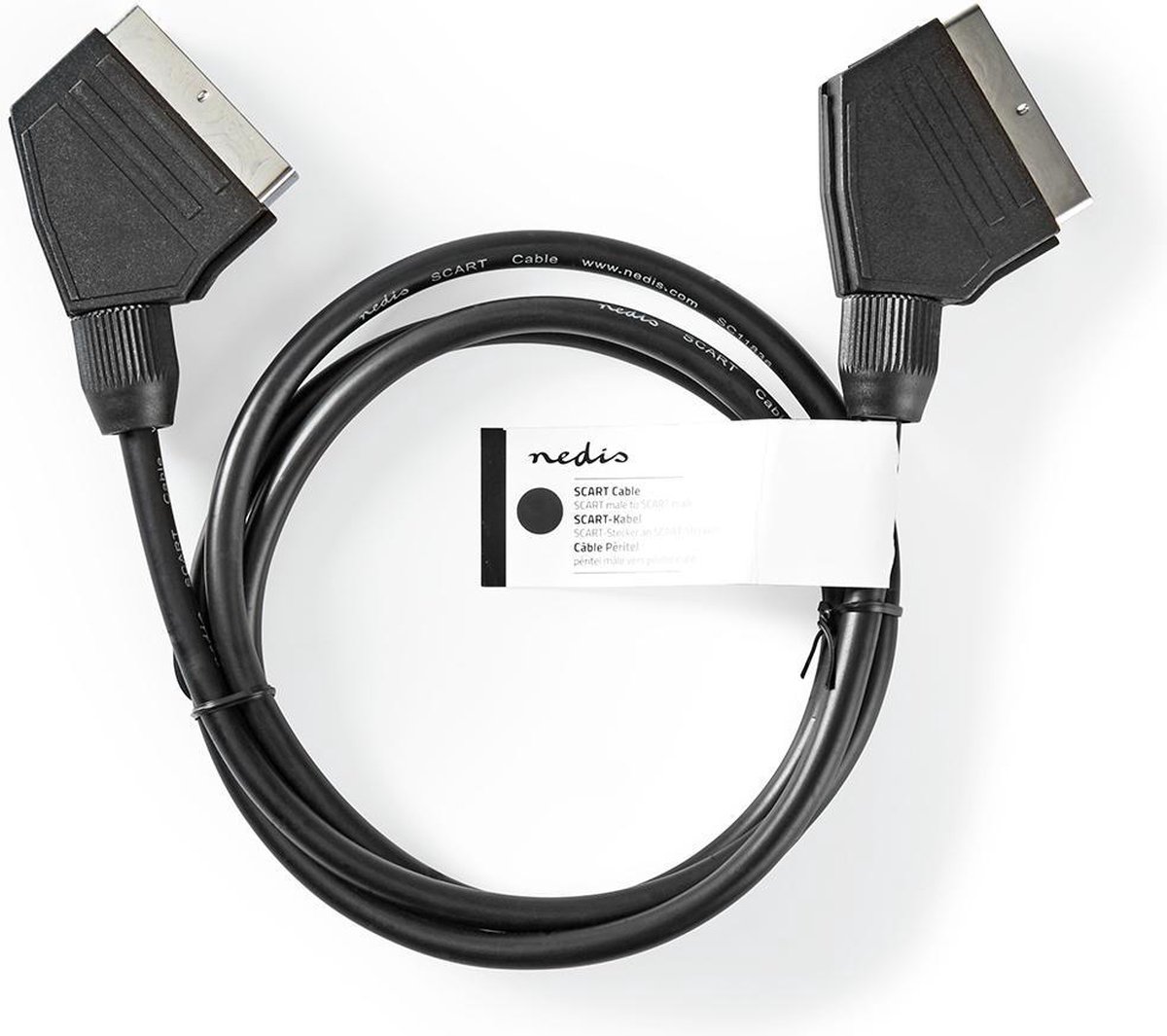 SCART-Kabel - SCART Male - SCART Male - Vernikkeld - 480p - 1.50 m ...