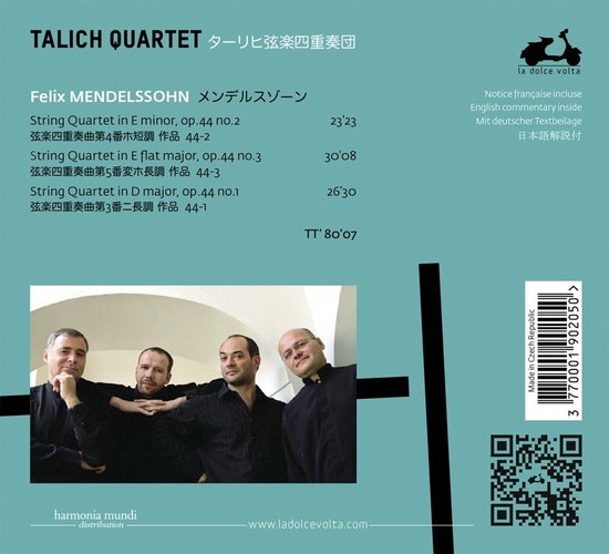 Talich Quartet - String Quartets Op.44 (CD), Talich Quartet | Muziek | bol