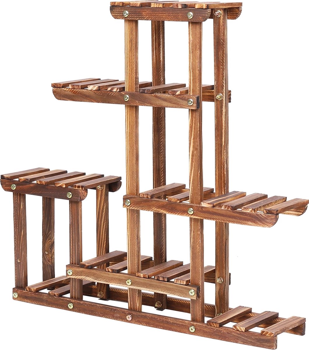 Plantentafel set van 6 - hout - plantenstandaard | bol.com