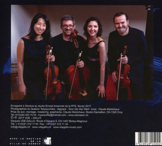 Quatuor Terpsycordes - Ernest Bloch & René Gerber (CD), Ernst Bloch | Muziek | bol