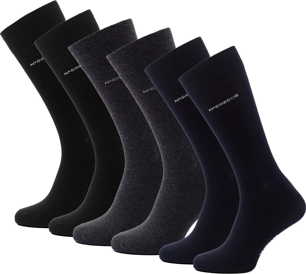 McGregor Classic Heren Sokken | Maat 39-42 | Crew Sok Mix | 6-pack / 6 ...