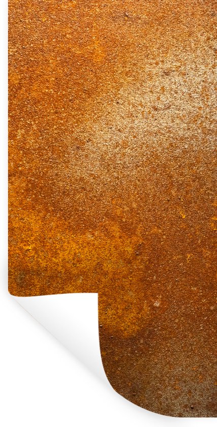 Muurstickers - Sticker Folie - Metaal - Roest - Oranje - Vintage ...