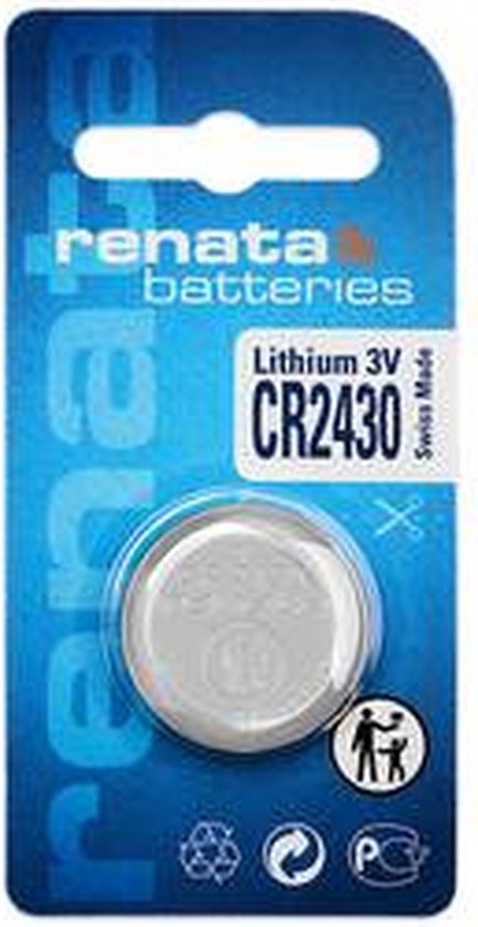 CR2430 Knoopcel Lithium 3 V 285 mAh Renata CR2430 1 stuk(s) | bol