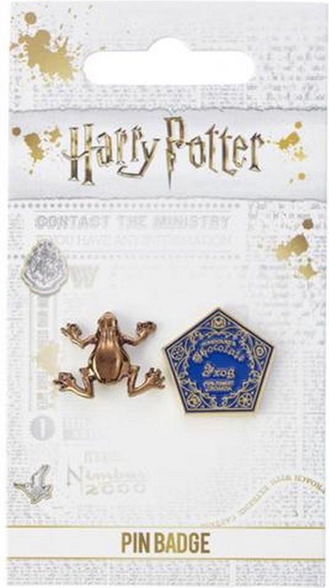 Harry Potter Chocolate Frog Pin Badge Wizarding World | bol.com