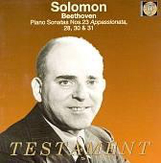 Solomon - Beethoven: Piano Sonatas nos 23,28,30 & 31, Solomon Cutner ...