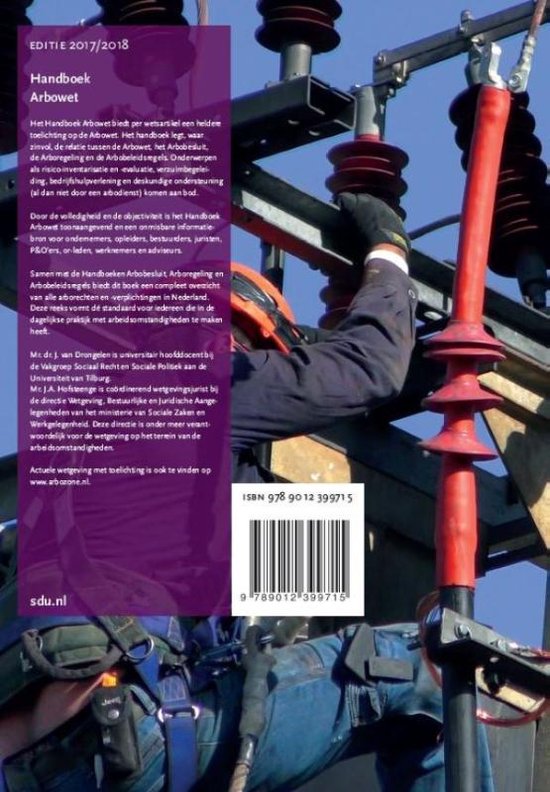 Handboek Arbowet 2017-2018 | 9789012399715 | J. van Drongelen | Boeken ...