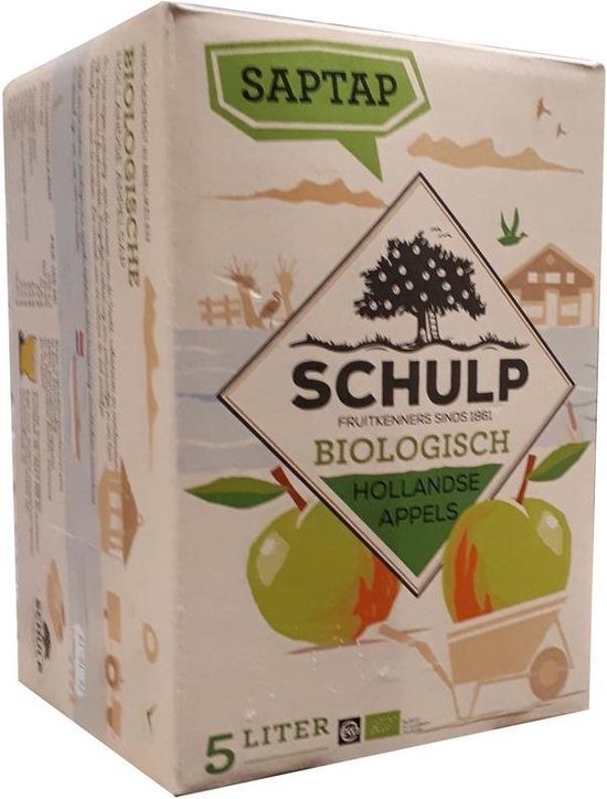 Schulp Appelsap saptap bio 5 liter | bol
