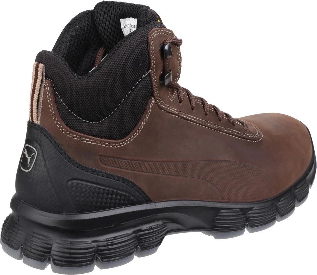 Puma Safety Condor Mid S3 ESD 630122 - Zwart/Bruin - 41 | bol.com