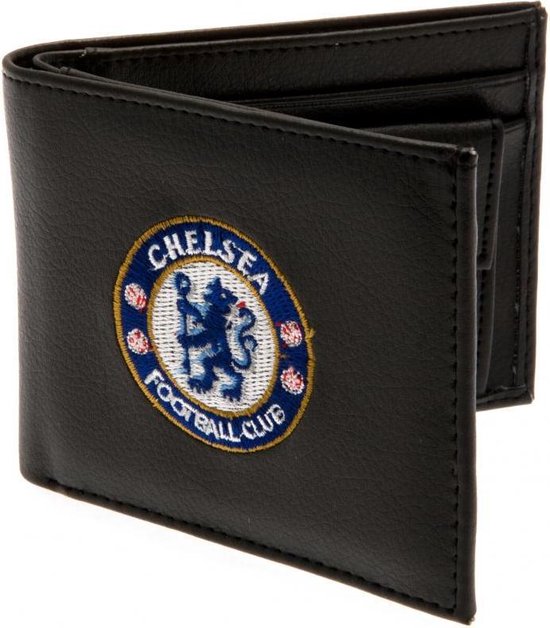 Chelsea FC Embroidered Wallet (Black) | bol