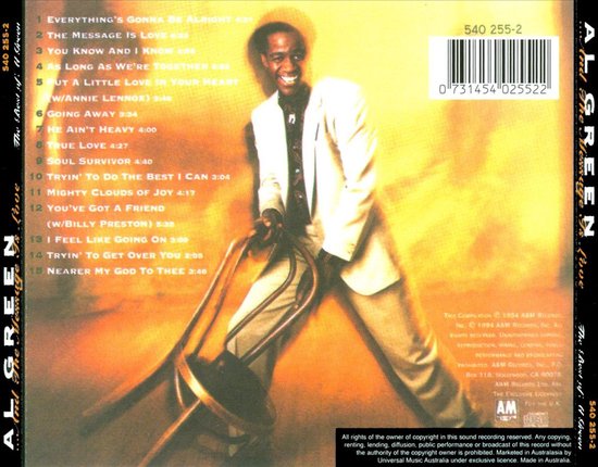 ...And The Message Is Love: The Best Of Al Green, Al Green | CD (album ...