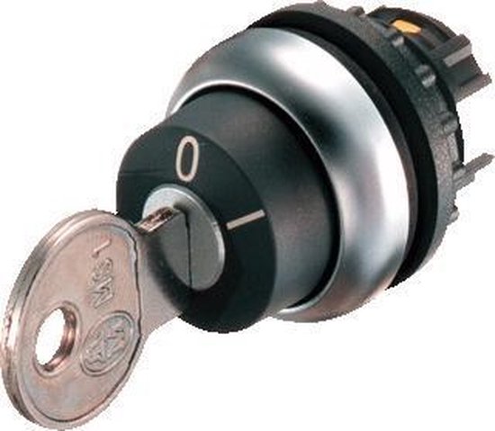 Eaton M22-WRS-MS2 Sleutelknop Kunststof frontring Sleutel Zwart 1 stuk(s) | bol.com