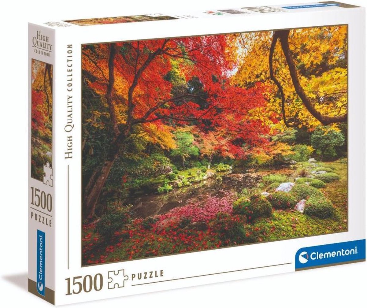 Clementoni Puzzels voor volwassenen - Autumn Park, Puzzel 1500 Stukjes ...
