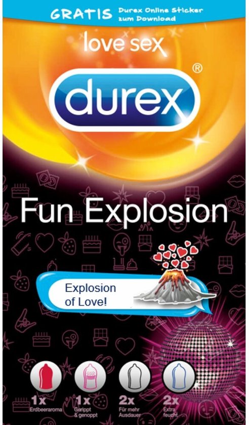 6x Durex Condooms Emoji Feel Fun 6 stuks | bol