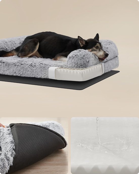 FluffyHug XL hondenbed voor middelgrote en grote honden - hondenbed van ...