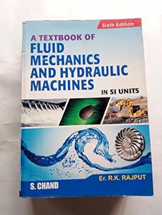 Textbook Of Fluid Mechanics & Hydraulic Machines In Si Units ...