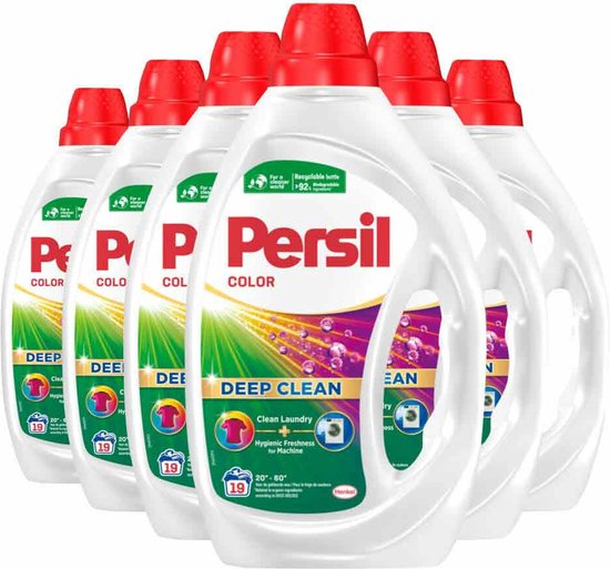 Persil Deep Clean Color - Vloeibaar Wasmiddel - Gekleurde Was ...