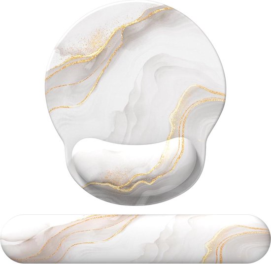 Ergonomische muismat met palmsteun en polssteun - Gelkussen en ...