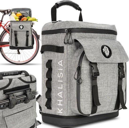 LifeStages® Fietstas, rugzak met koelvak, fietsaccessoires, met extra ...