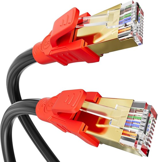 5m Netwerkkabel Cat 8 Hoge Snelheid 40Gbps 2000MHz SFTP Afgeschermde ...
