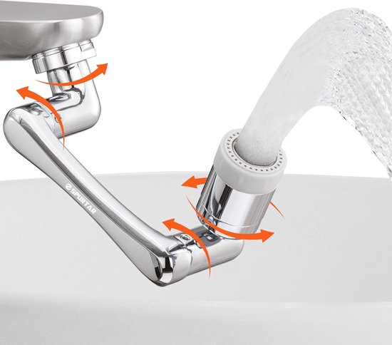 Draaibare Kraan Opzetstuk met Waterbesparer, Multifunctionele Perlator ...