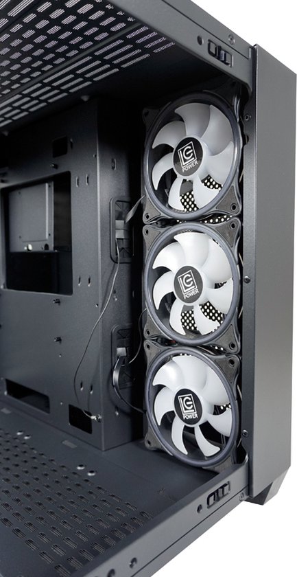 LC-Power 809B Midi Tower Zwart | bol
