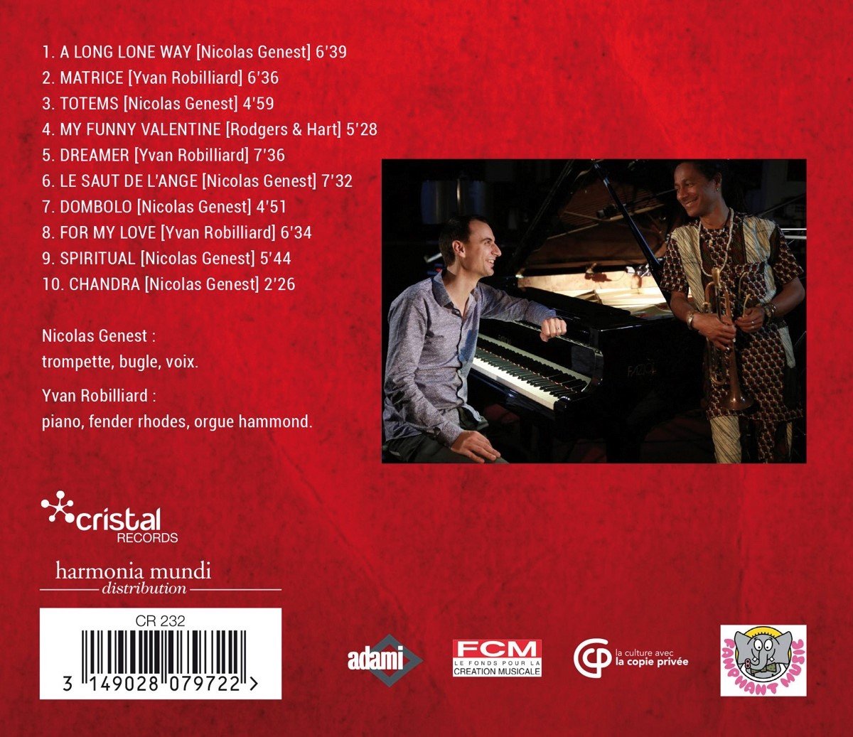 Nicolas Genest & Yvan Robilliard - A Long Lone Way (CD), Nicolas Genest ...