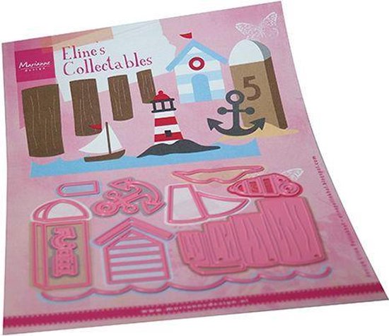 Marianne Design Collectables Snij en Embosstencil - Eline's Sea side | bol