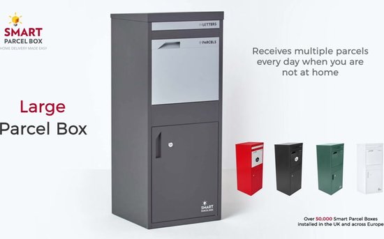 Smart Parcel Box® Pakketbrievenbus - Brievenbus - Grote Pakketbox ...