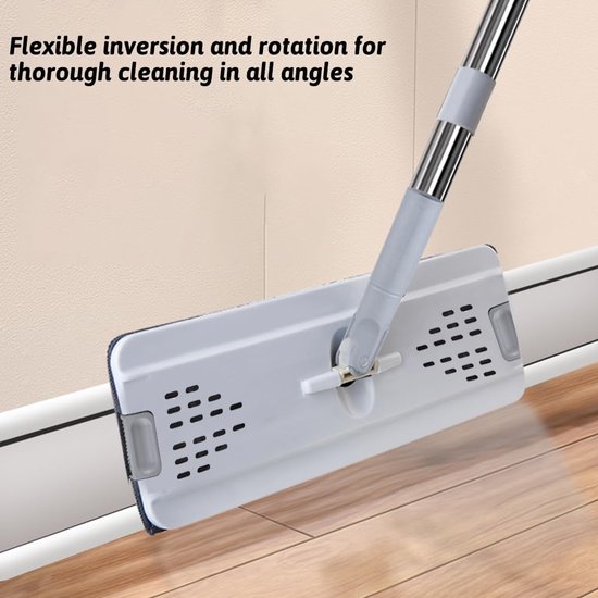 Vloerwisser, mop en emmerset met wringer, 119,4 cm lange ...