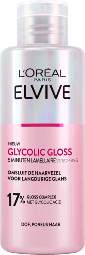 L'Oréal Elvive Glycolic Gloss Post-Conditioner - Glanzend haar - 6 x ...