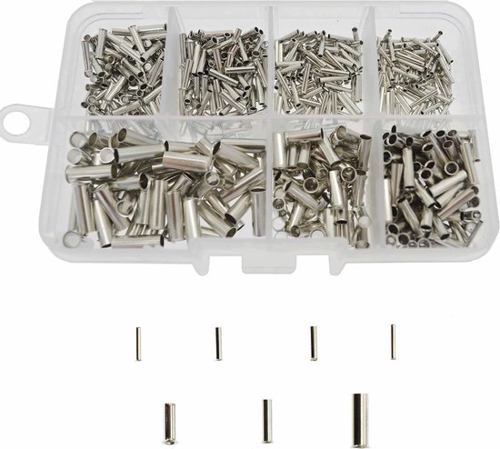 Allecto Plus - Set Cord-End Ferrules + Krimptang - 400 stuks ...