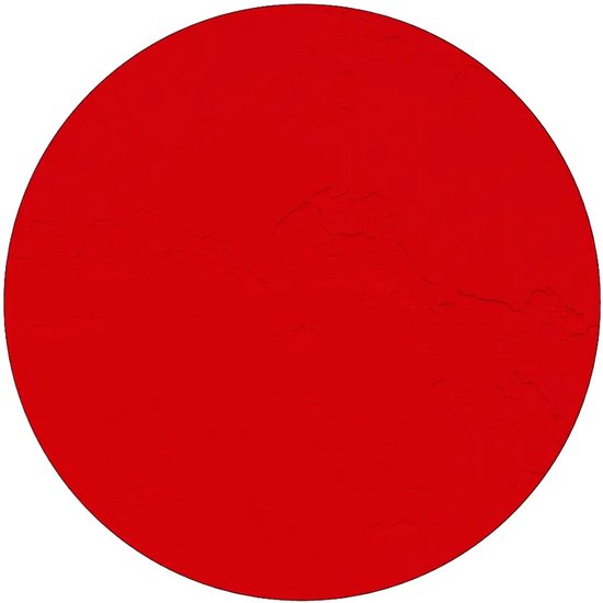 Rond rood bord - Sign Again materiaal - 30 cm | bol
