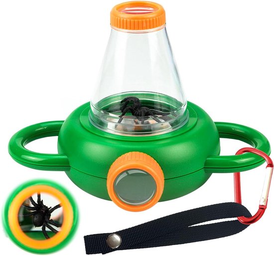 Allecto Plus - Insectenvergrootglas voor kinderen met observatieloep en ...