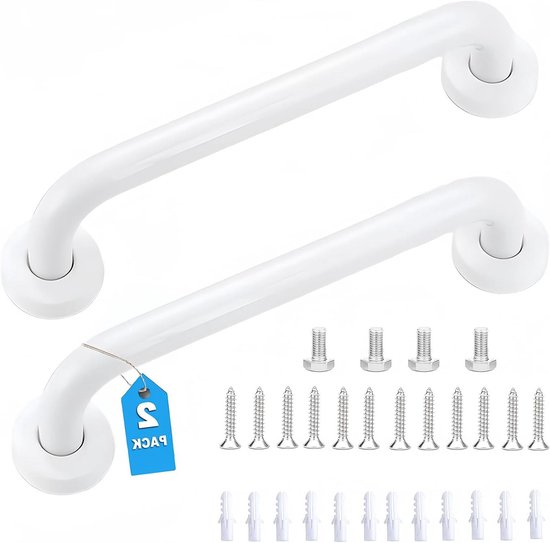 2Pcs Stainless Steel Bathroom Handle for Elderly, Children, and ...