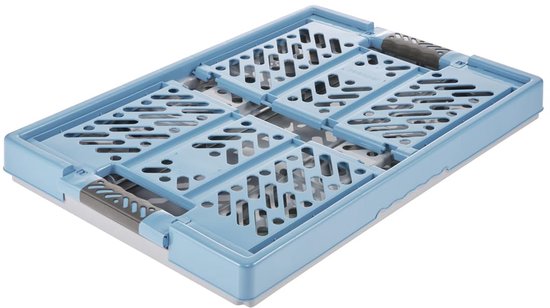 Robuuste klapbox - veilig opbergen - 1 stuk - Eco Sky Blue - kunststof ...