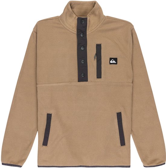 Quiksilver No Destination Fleece Met Halve Rits Bruin 14 Years Jongens ...