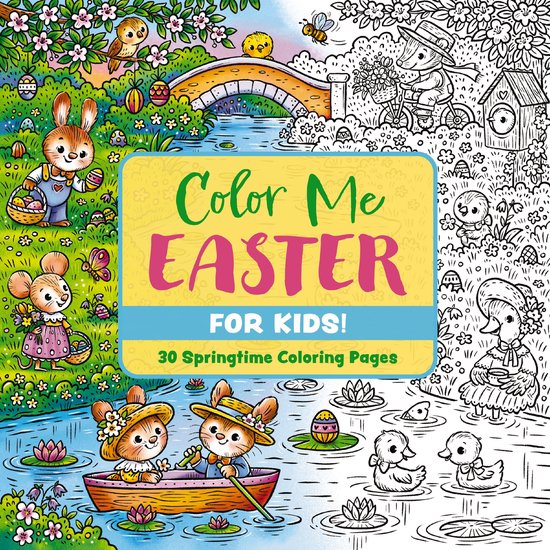 Color Me Coloring Books- Color Me Easter (for Kids!), Editors of Cider ...