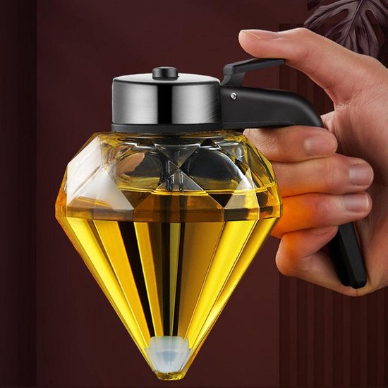 Allecto Plus - Transparante Glas Honing Dispenser met Pers voor ...
