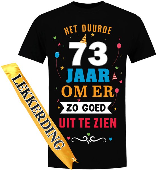 Verjaardag Shirt Heren 73 Jaar + Sjerp Grappig Cadeau | bol