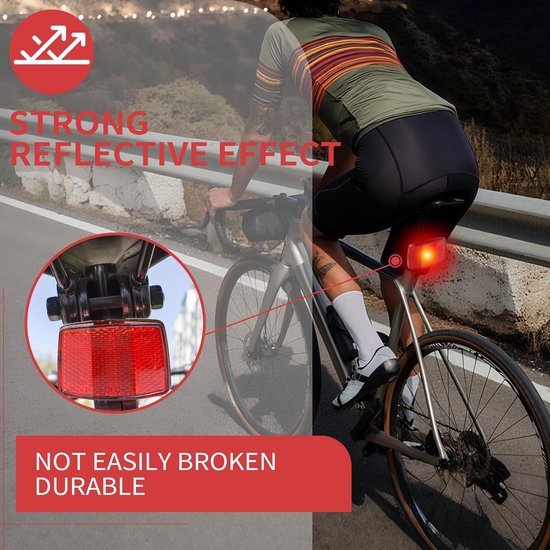 Fiets reflectoren - spaakreflectorset - reflectoren voor achter ...
