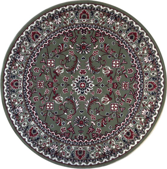 Nain Klassiek - Rond - Laagpolig Oosters Vloerkleed - Vintage Tapijt ...